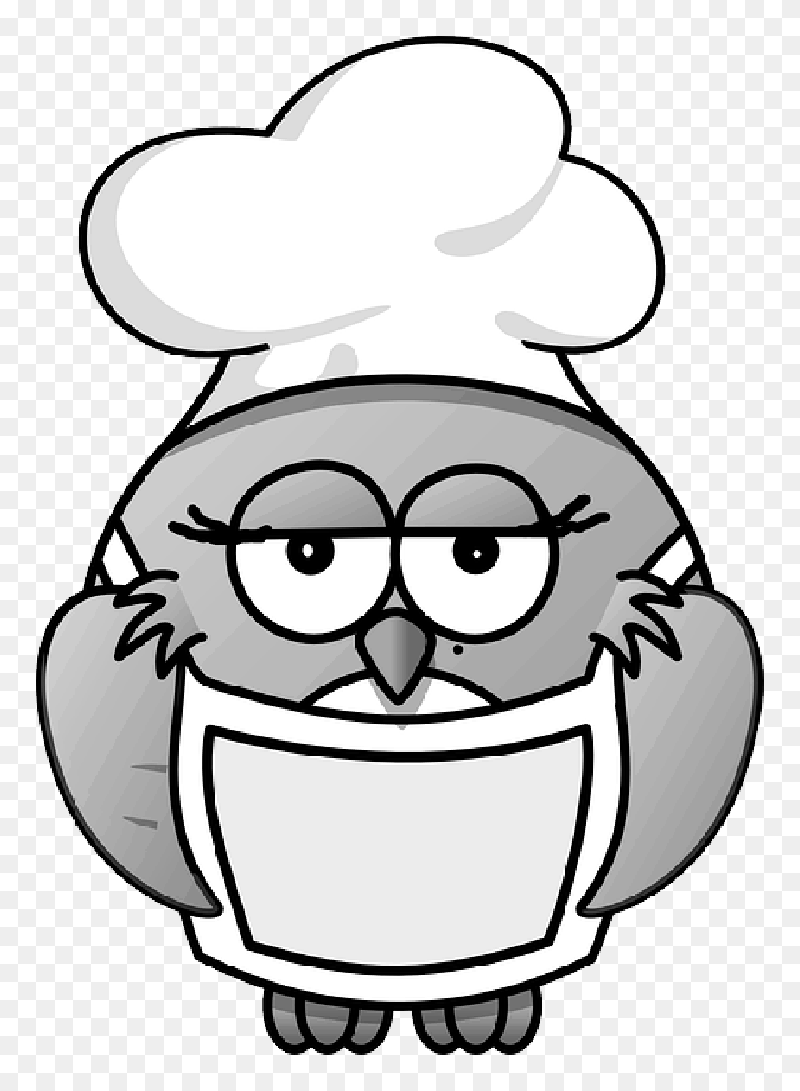 Owl, Animal, Bird, Cook Cooking, Mouthpiece, Nurse - Clip Art Owl ...