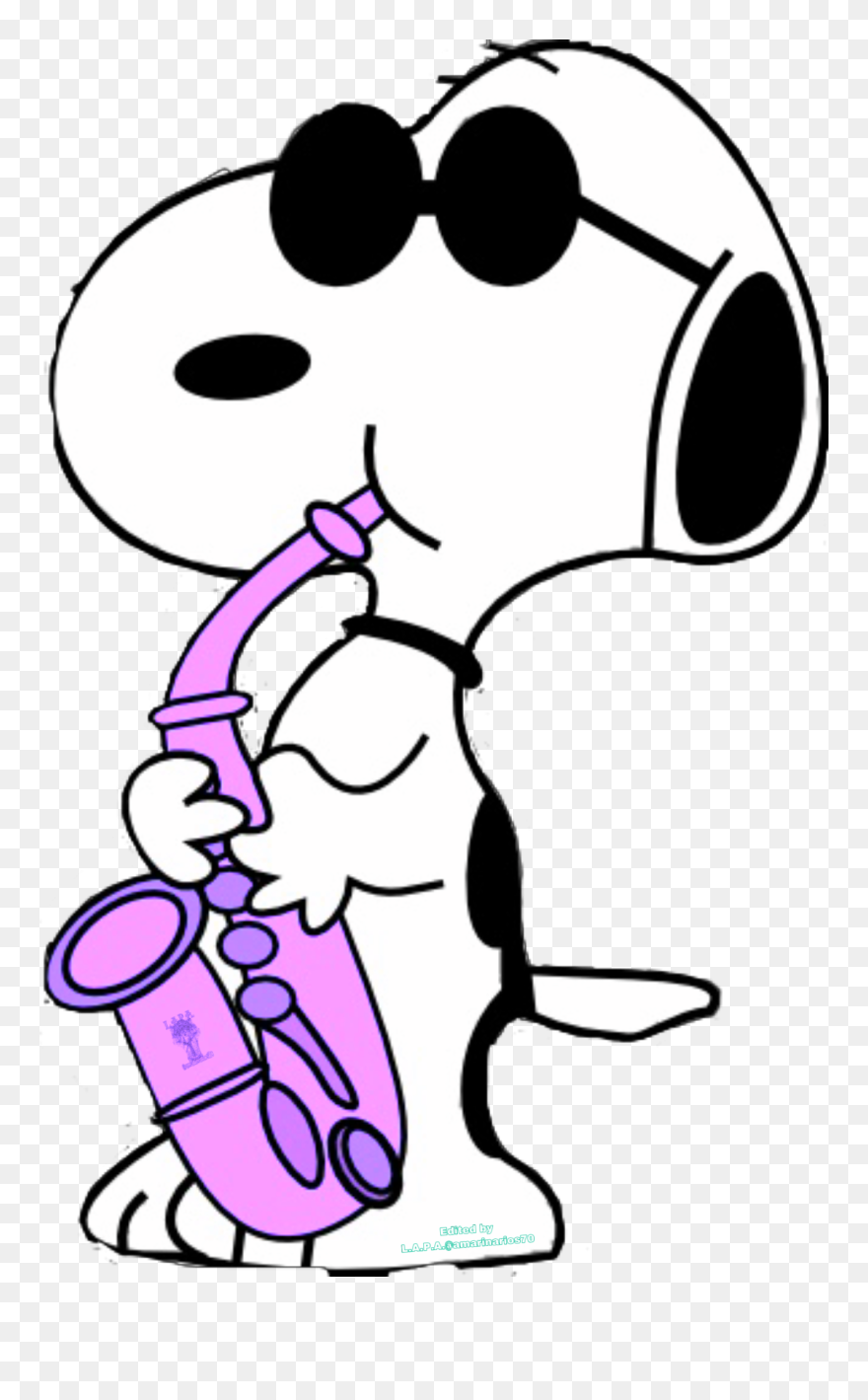 Jazz Snoopy Clipart (#5616900) - PinClipart