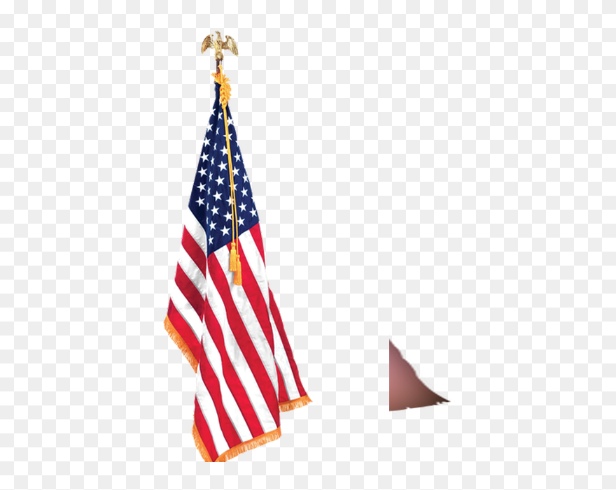 Us Flag No Wind Transparent Clipart (#5619175) - PinClipart