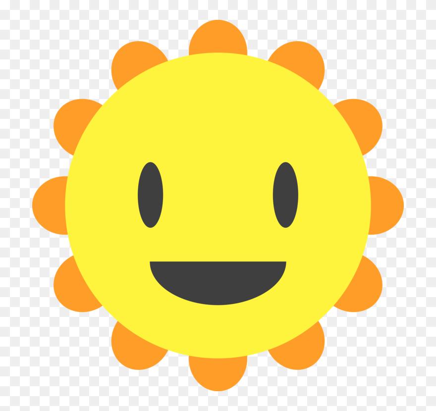 Emoticon,smiley,yellow - Cartoon The Sun Png Clipart (#5619747 ...