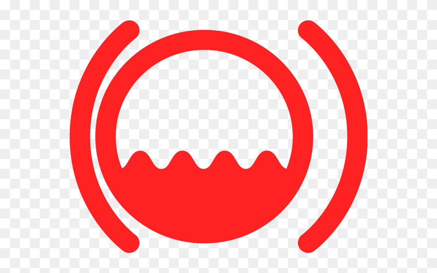 Download Brake Fluid Warning Symbol In Red Clipart (#5622884) - PinClipart