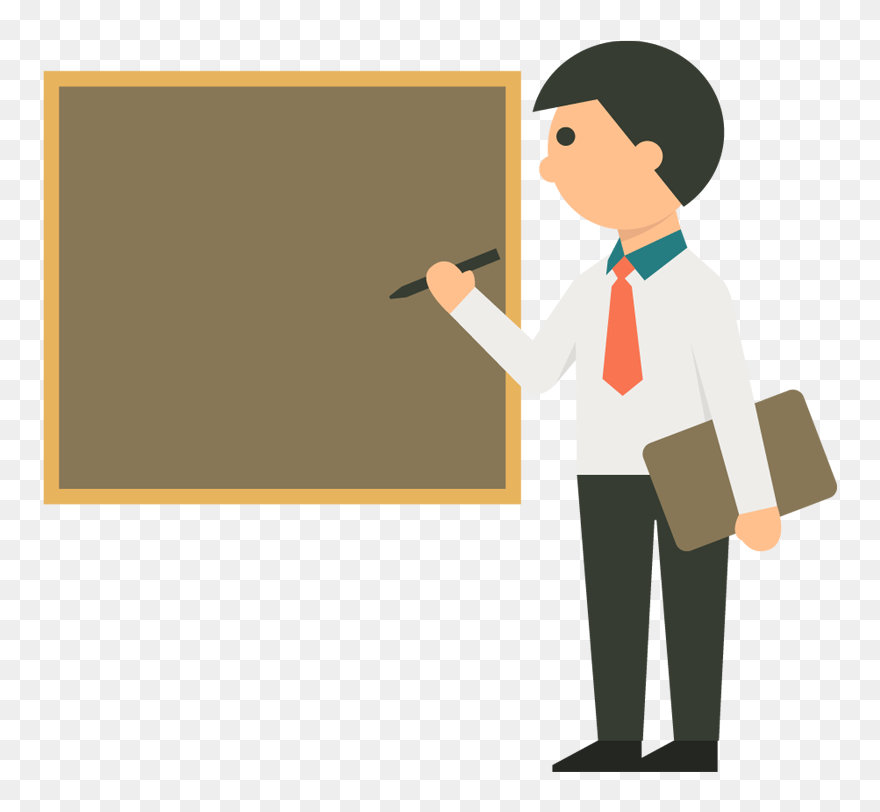 Picture Library Stock Board Clip Writting - Teacher With Board Png ...