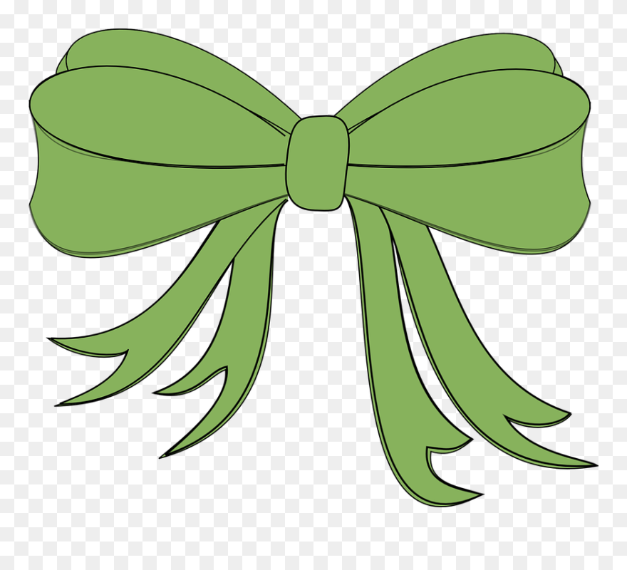 Download Download Green Christmas Bow Clipart - Green Bow Clip Art ...