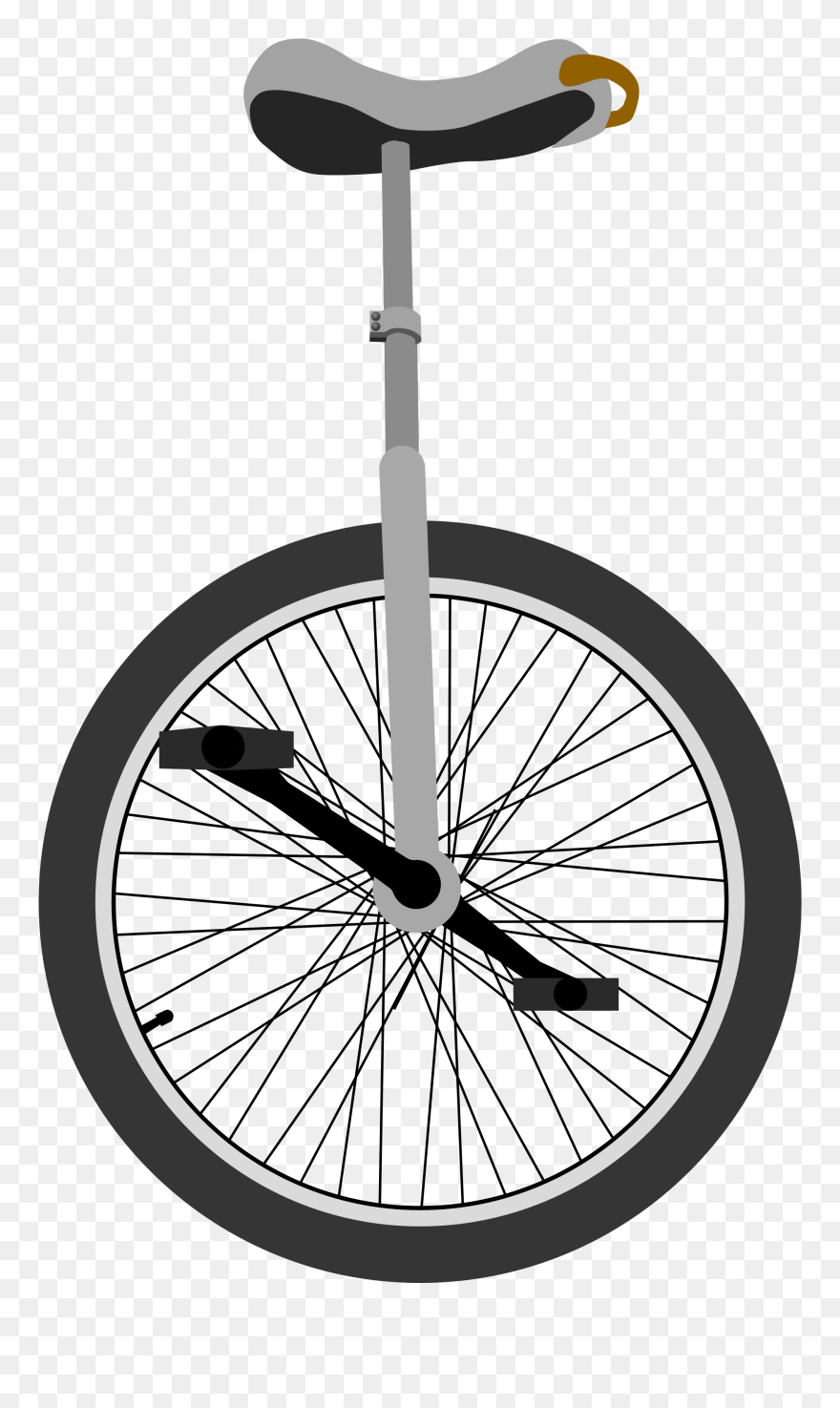 Unicycle - Wikimedia Commons - Unicycle Png Clipart (#5635833) - PinClipart