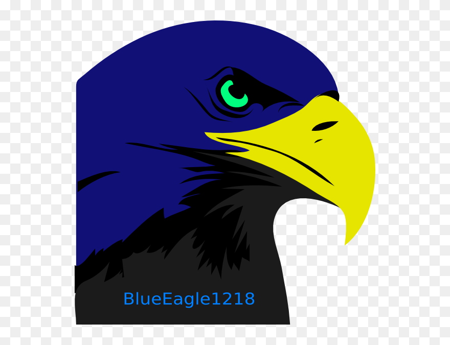 Animated Blue Eagle Clipart (#5637568) - PinClipart