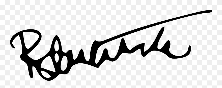 Rodrigo Duterte Signature Clipart (#5637743) - PinClipart