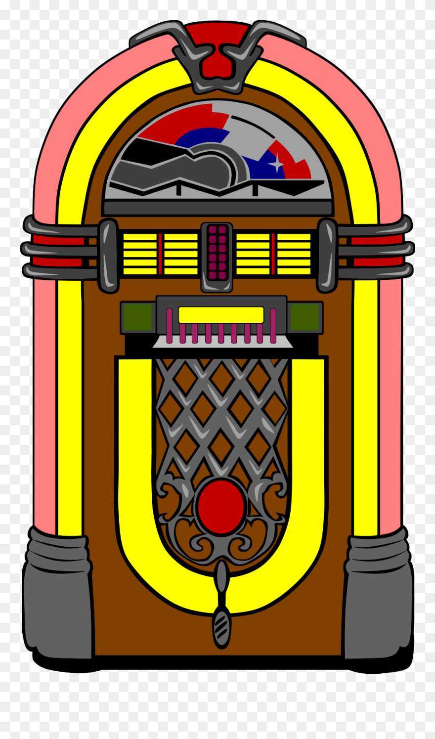 Vector Jukebox Image - Jukebox Clip Art - Png Download (#5638059 ...