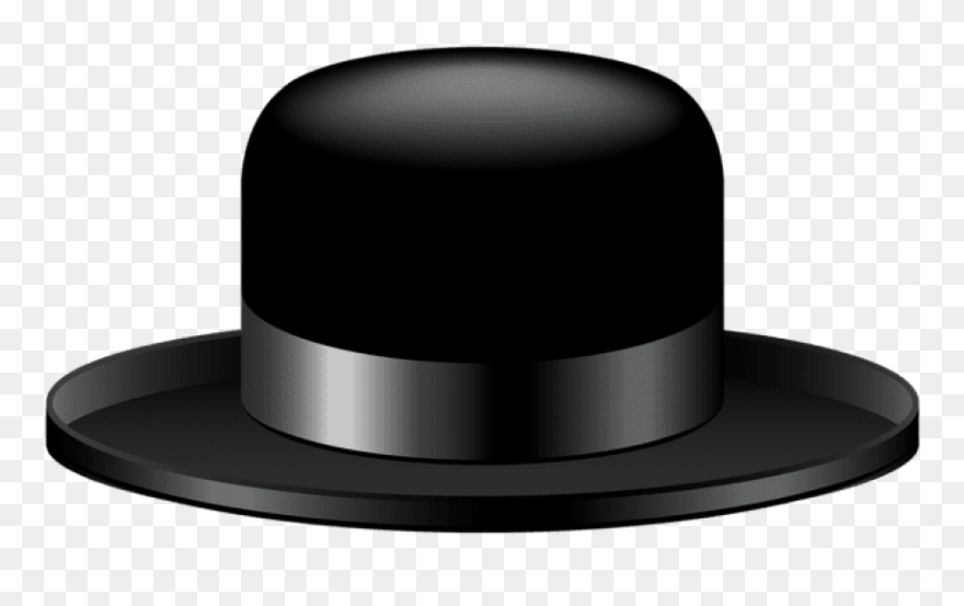 Transparent Fedora Clipart - Black Hat Transparent Background - Png ...
