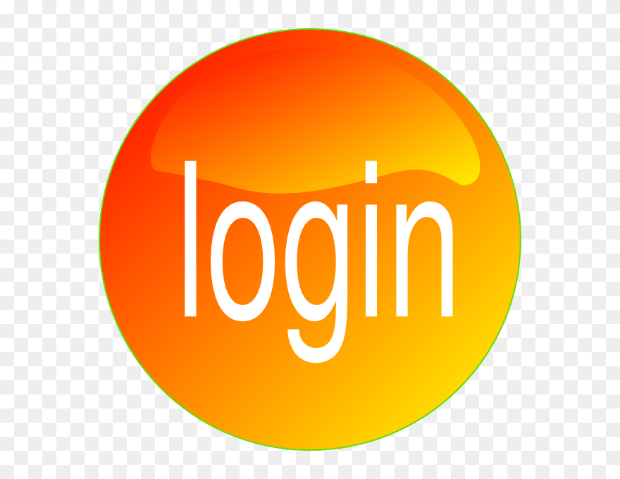 Orange Login Clip Art At Clker - Login Button Orange - Png Download ...
