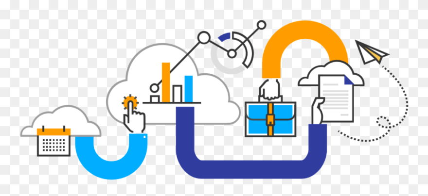 Digital Transformation Vector Png Clipart (#5643302) - PinClipart