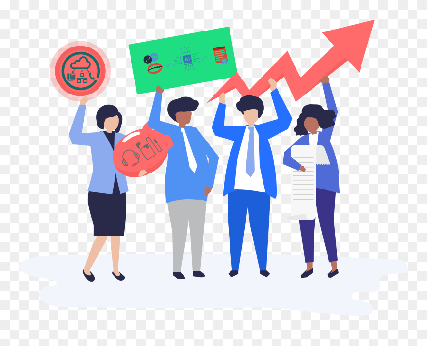 Accounting Team Illustration Clipart (#5645281) - PinClipart