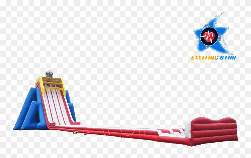 Transparent Inflatable Water Slide Clipart - Water Slide - Png Download ...