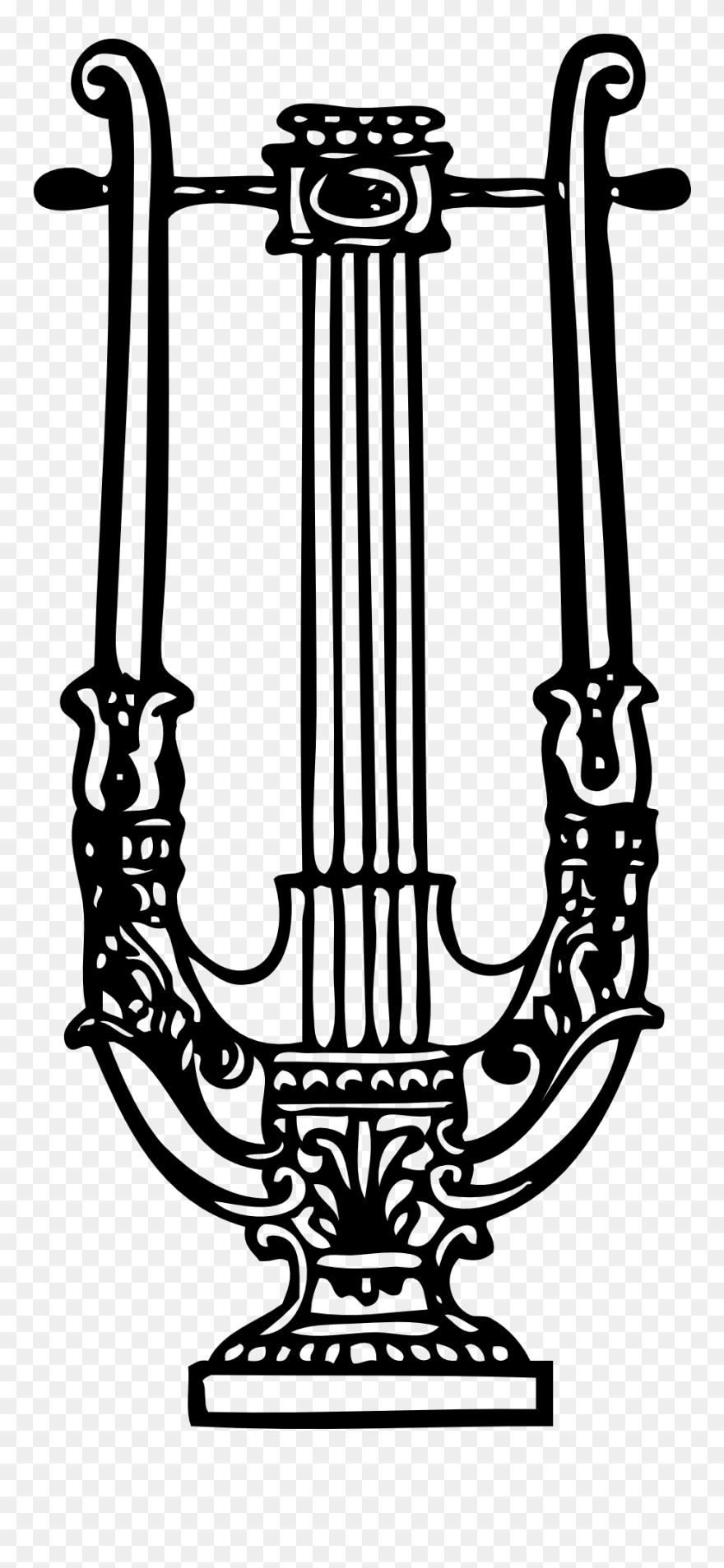 Lyre Clip Art - Png Download (#5650551) - PinClipart