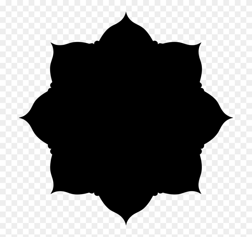 Download Floral Lotus Shape - Lotus Shape Png Clipart (#5651630 ...