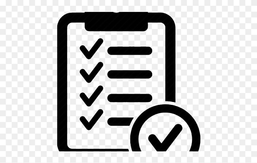 Vector Checklist Png Clipart - Transparent Background Checklist Icon ...
