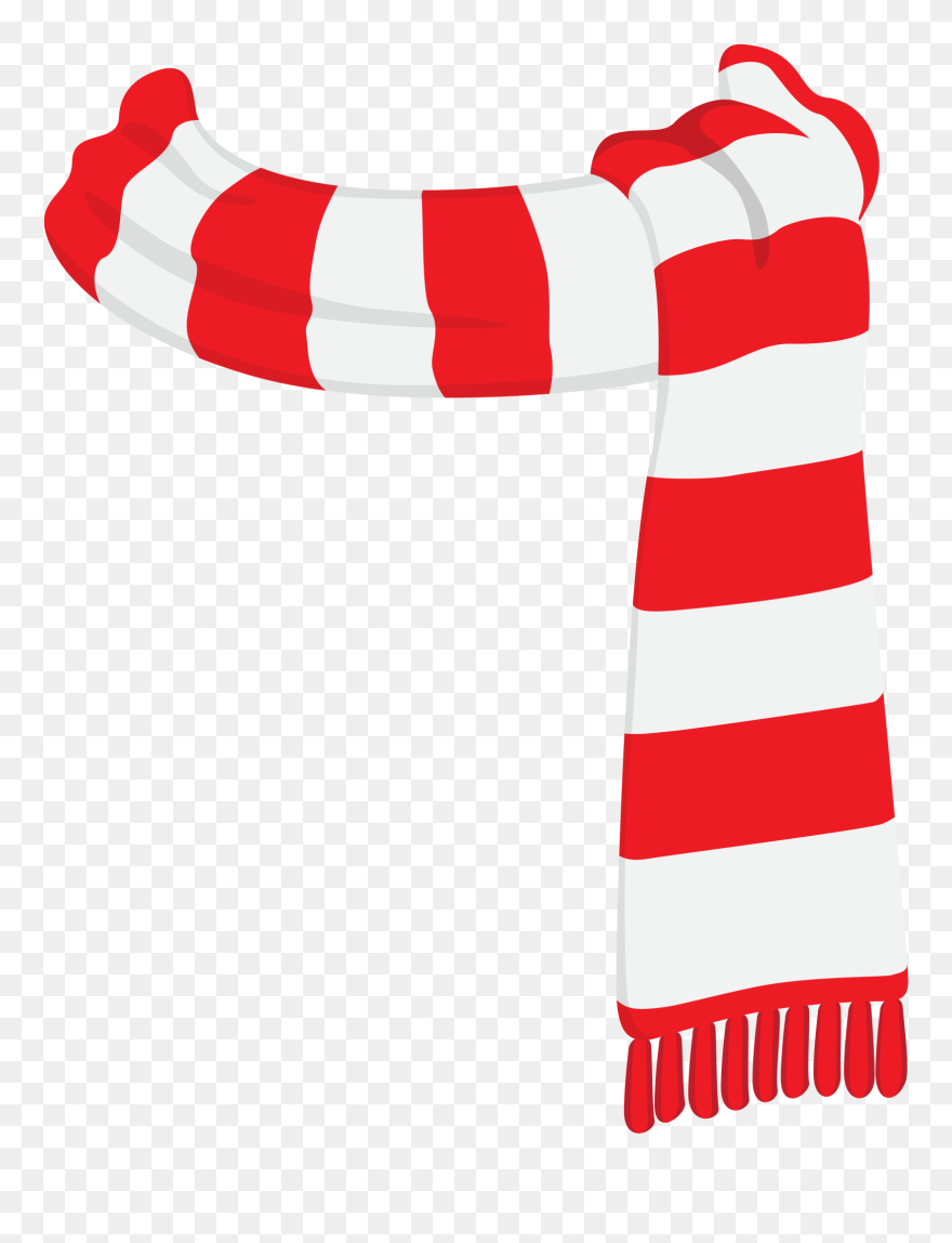 Download Transparent Scarf Clipart - Christmas Scarf Clip Art - Png Download (#5664519) - PinClipart