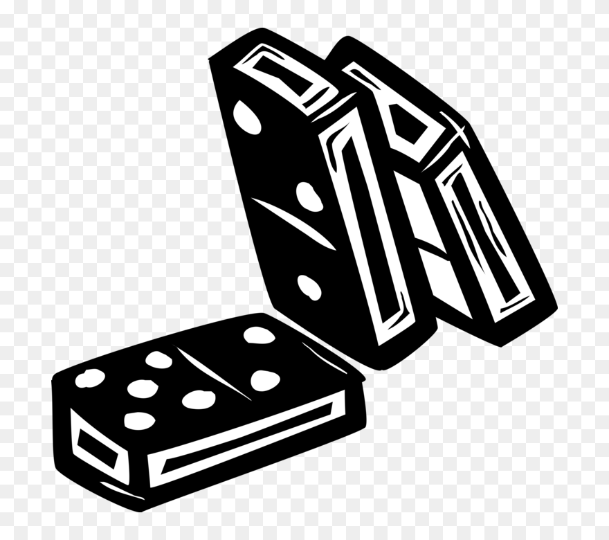 Download Vector Illustration Of Dominoes Dominos Game Played - Dominoes ...