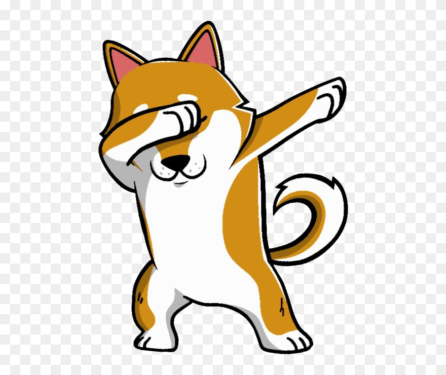 Download Doge Meme Png Transparent Image - Shiba Inu Dab Clipart ...