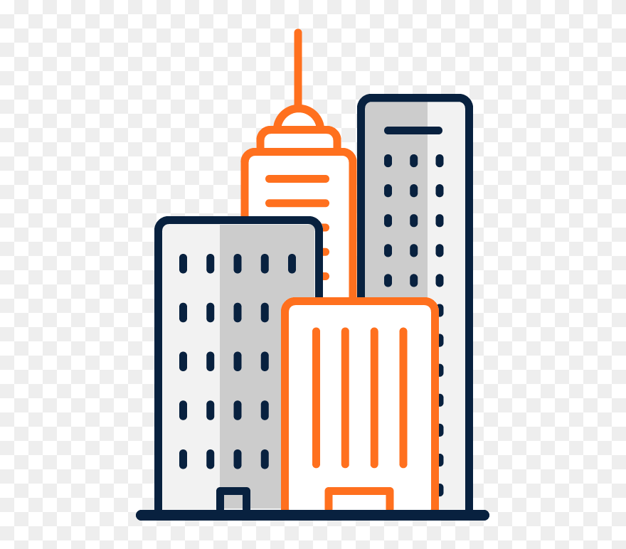 Icon Of High Rise Buildings Clipart (#5670216) - PinClipart