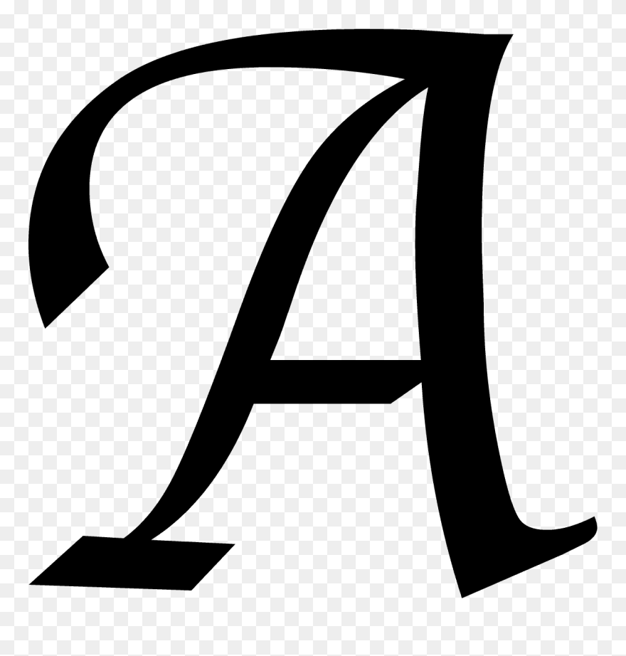 Letter Clipart Transparent - Letter A With Transparent Background - Png ...