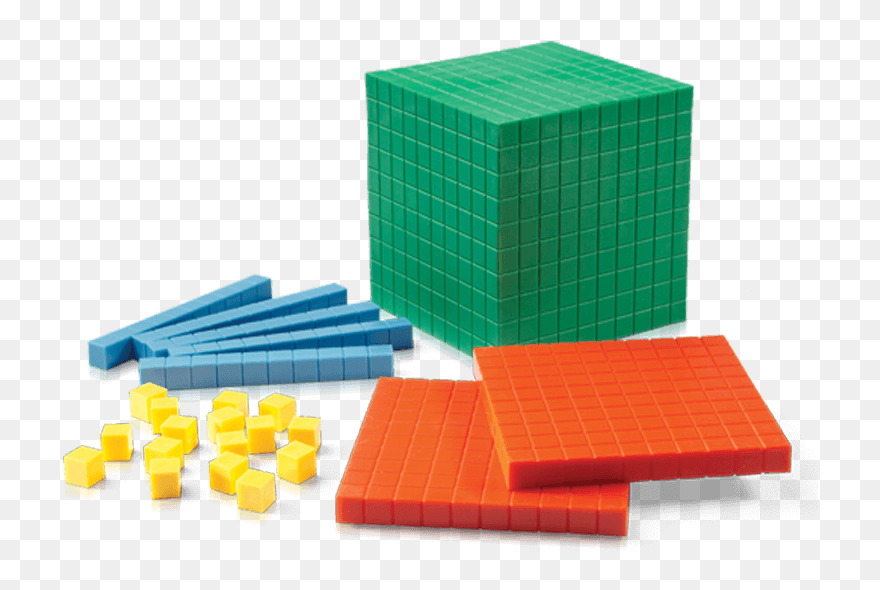 Transparent Base Ten Blocks Clipart - Multibase Blocks - Png Download ...