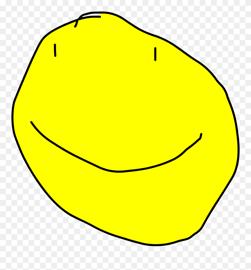 Battle For Dream Island Wiki - Bfb Yellow Face Body Clipart (#5673044) - PinClipart