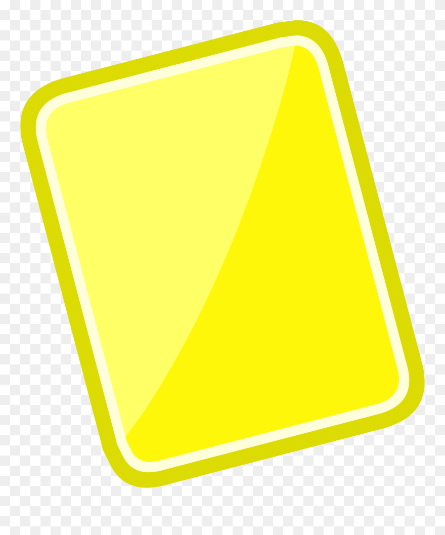 Download Png Yellow Card - Yellow Card Png Clipart (#5674440) - PinClipart