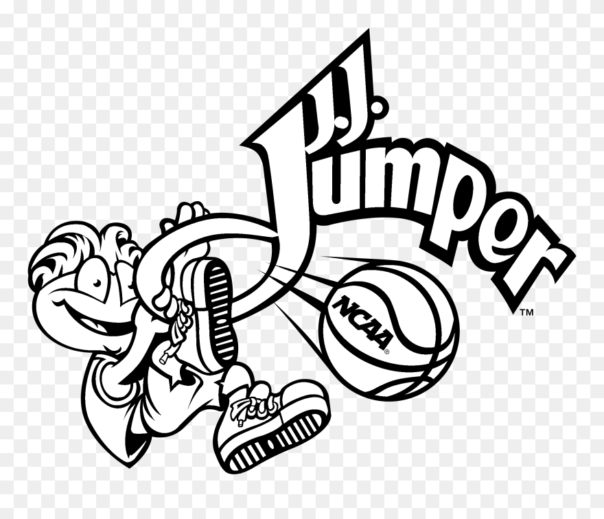 J J Jumper Logo Black And White - Illustration Clipart (#5675436 ...