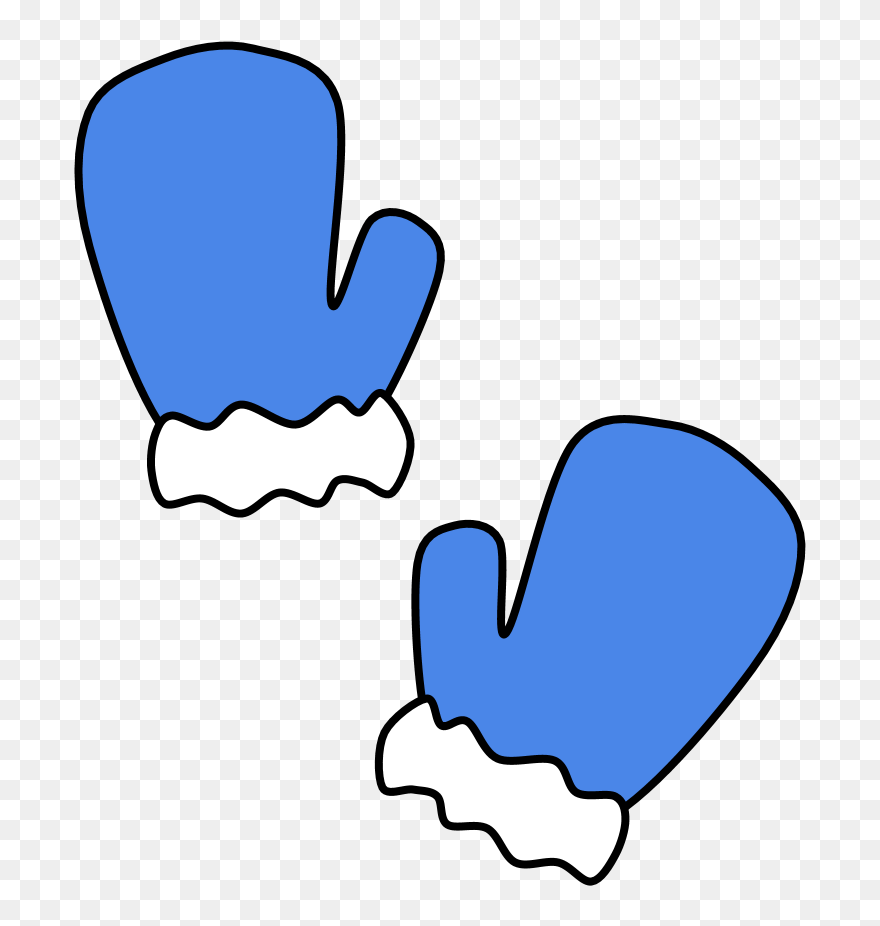 Transparent Mittens Png - Blue Mitten Clip Art (#5677866) - PinClipart