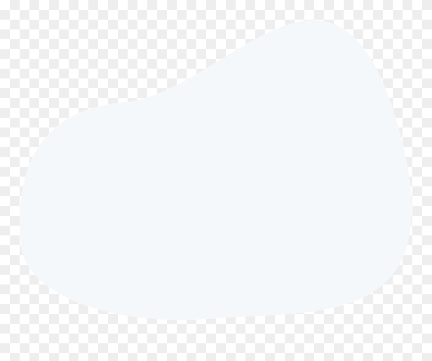 White Blob Transparent Clipart (#5679724) - PinClipart