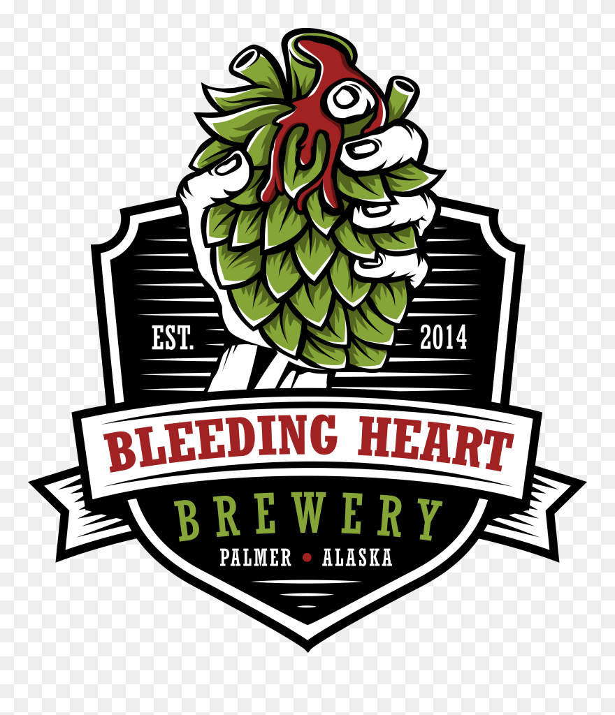 Bleeding Heart Brewery Logo Clipart (#5679833) - PinClipart