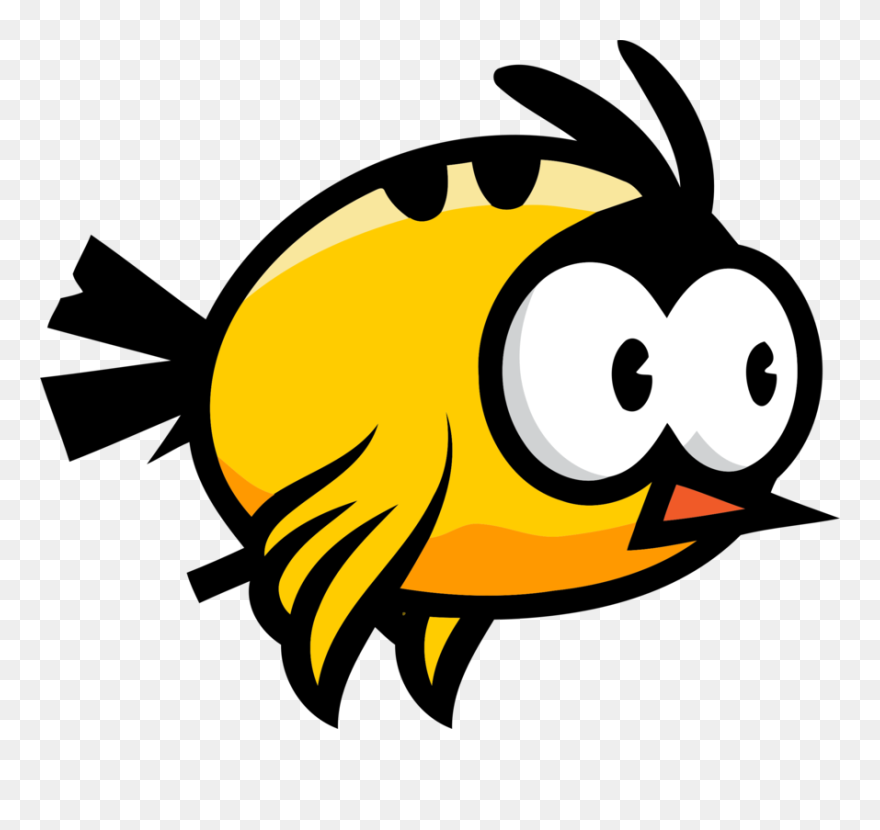 Download Smiley,artwork,yellow - Flappy Bird Png Clipart (#5681697 ...