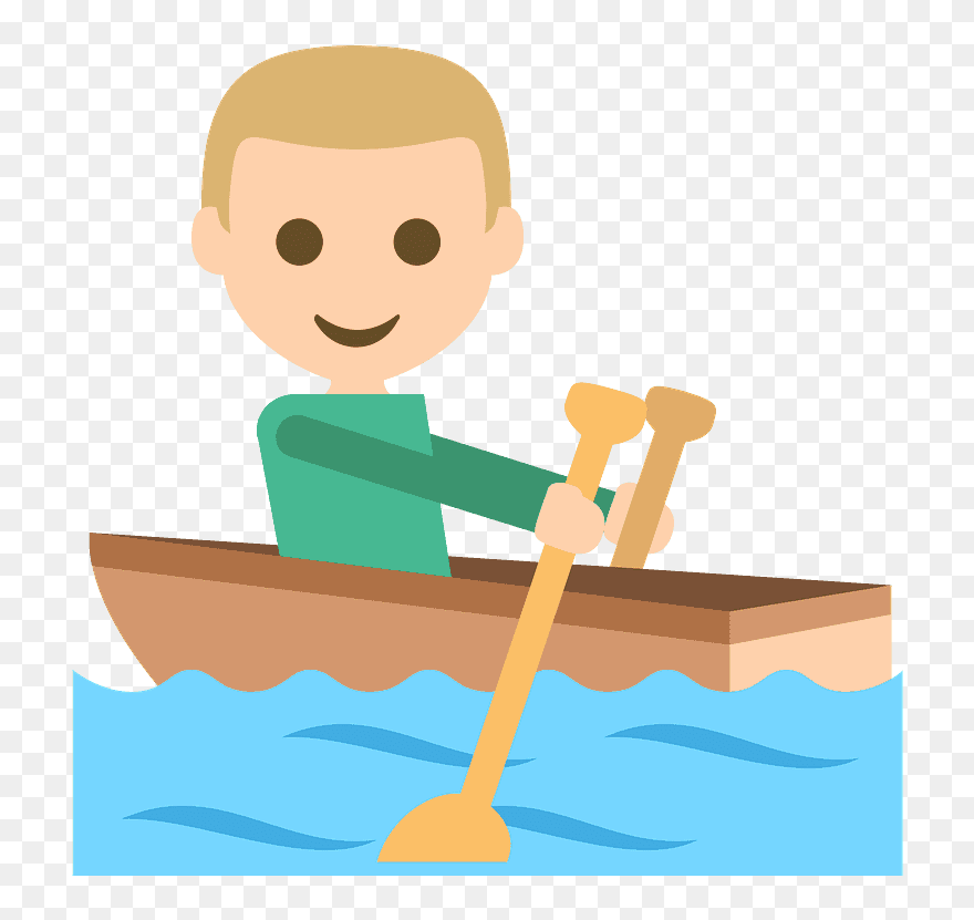 Person Rowing Boat Emoji Clipart - Emoji - Png Download (#5682715 ...