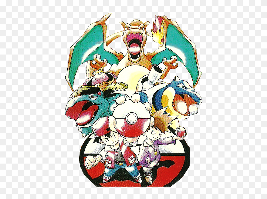 Pokemon Blue Png - Pokemon Red And Blue Original Art Clipart (#5687612 ...
