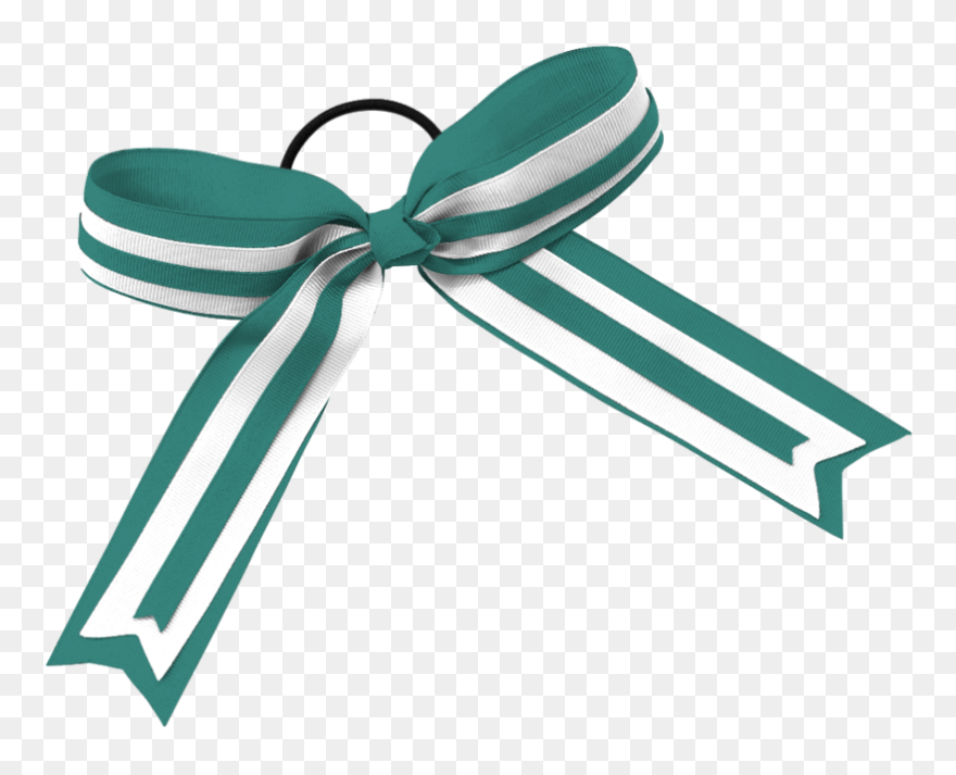 Teal Clipart Hair Bow - Ribbon - Png Download (#5689838) - PinClipart