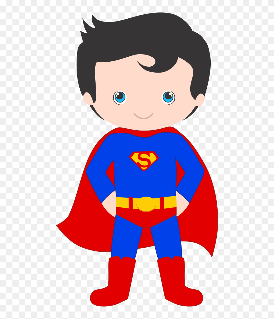 Download Imagem Super Heroes Baby - Superman Kid Clipart - Png Download ...