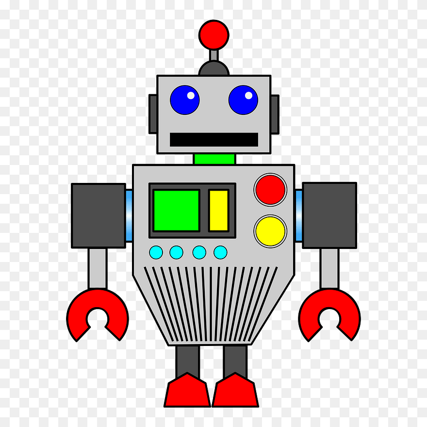 Download Robot,machine,line Clipart (#5695155) - PinClipart