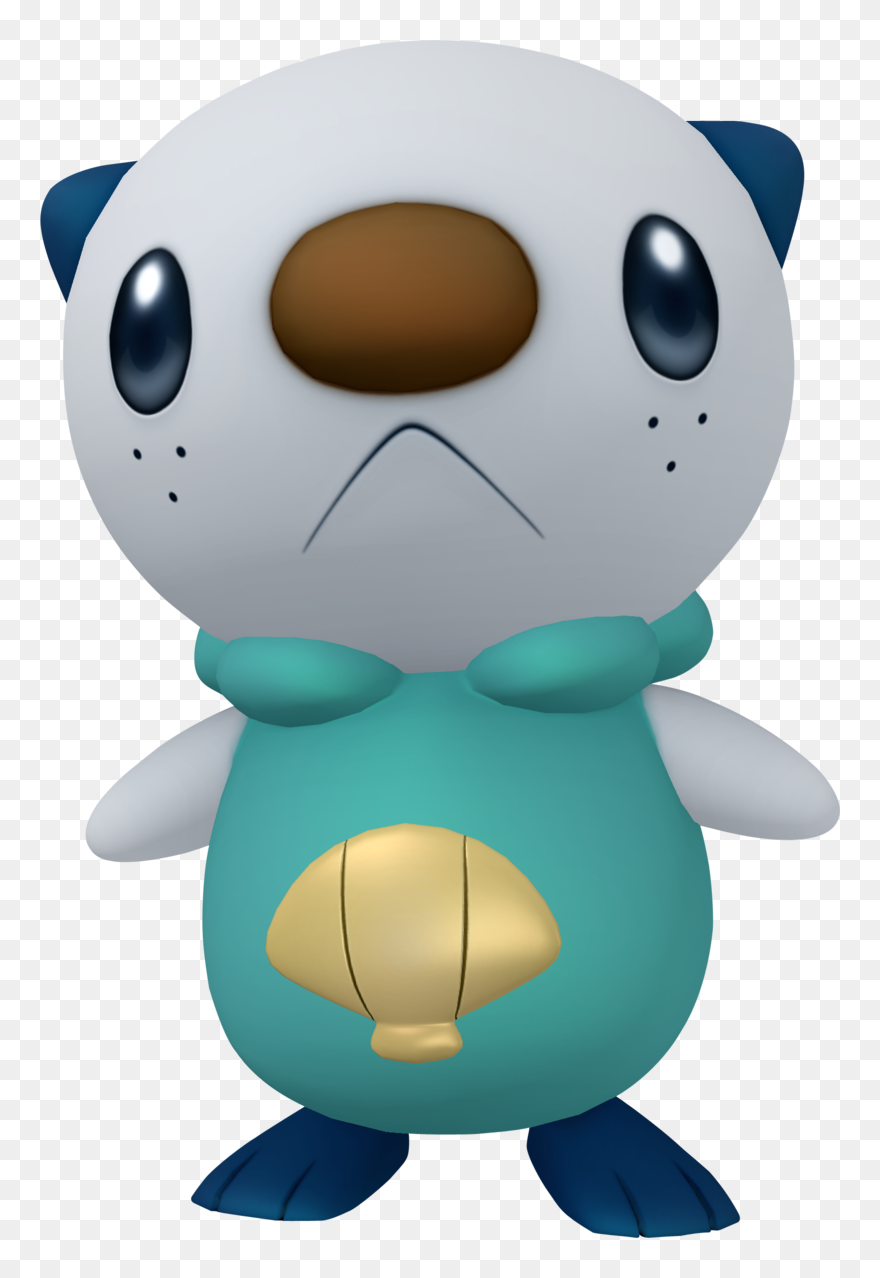 3d Picture - Oshawott Transparent Clipart (#5696392) - PinClipart