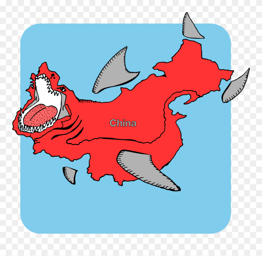 Transparent Shark Fin Clipart - Cartoon Shark Fin Soup - Png Download ...