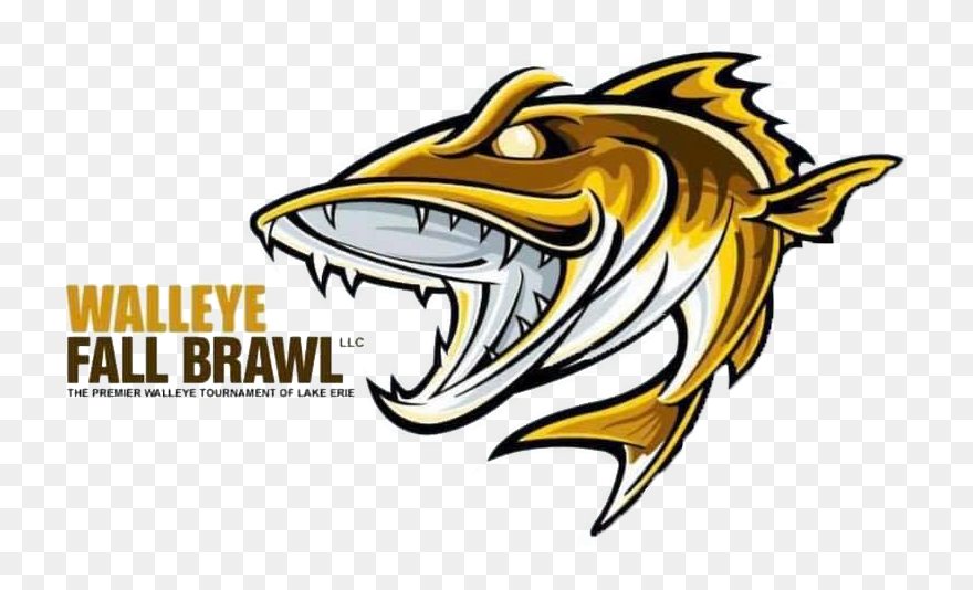 Walleye Fall Brawl Logo Clipart (#5697857) - PinClipart