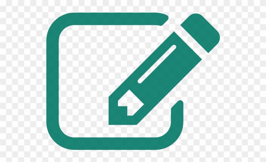 Writing Graphic - Edit Icon White Png Clipart (#570705) - PinClipart