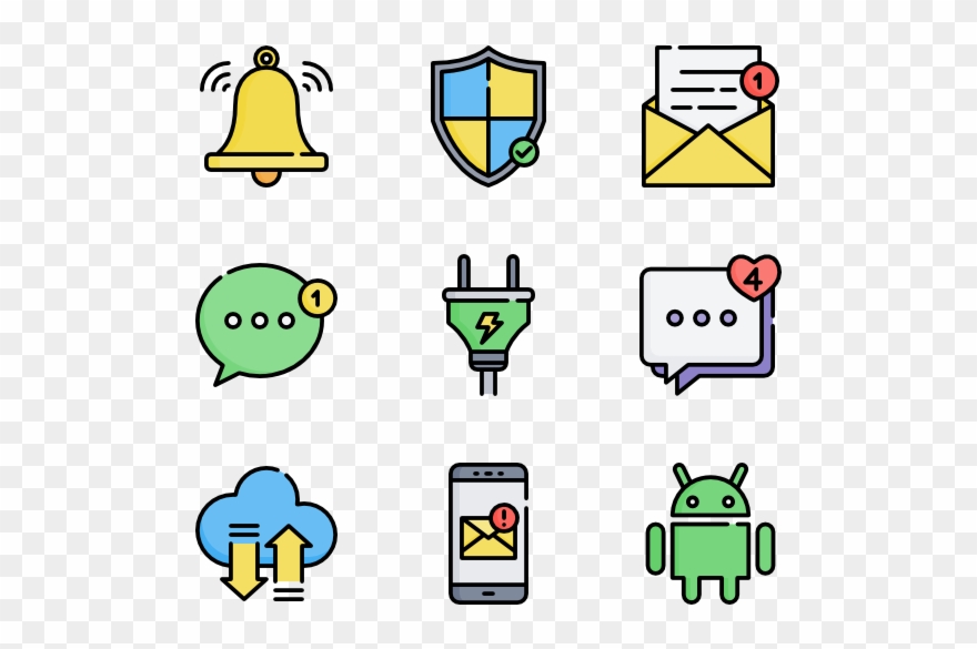 Download Notification - Design Clipart (#571419) - PinClipart