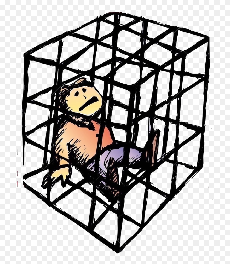 Man In Cage Clipart - Png Download (#5700237) - PinClipart
