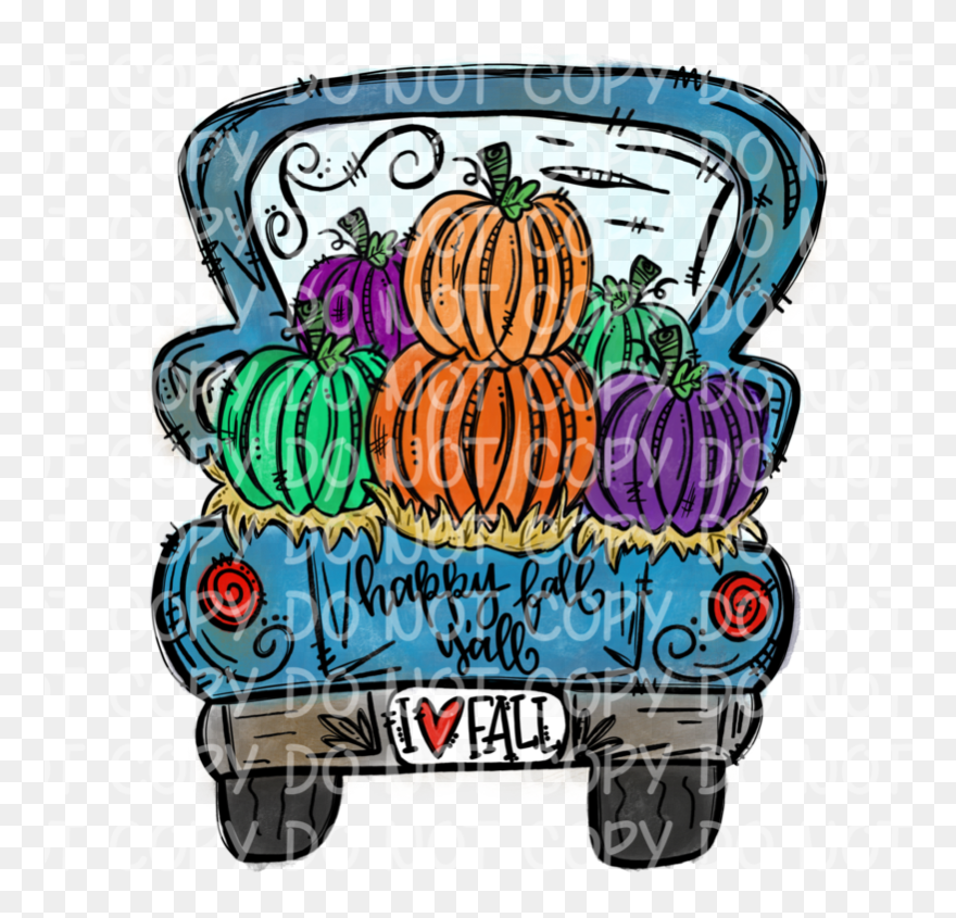 Download Pumpkin Truck Clipart - Png Download (#5700279) - PinClipart