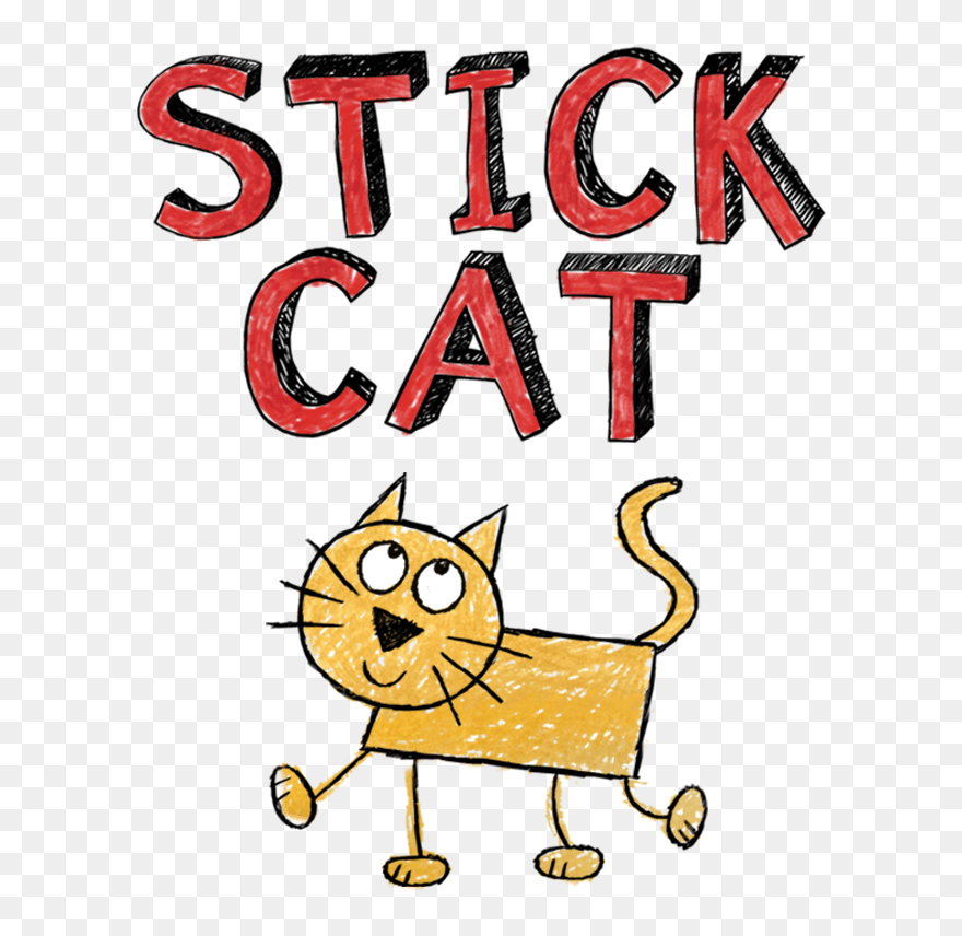 Download Stick Cat Clipart (#5701780) - PinClipart
