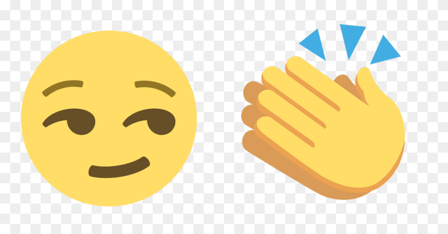 Download Transparent Finger Emoji Png - Clapping Hands Emoji .png ...