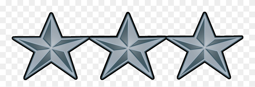 5 Star General Png - 4 Star General Rank Army Clipart (#5703455 ...