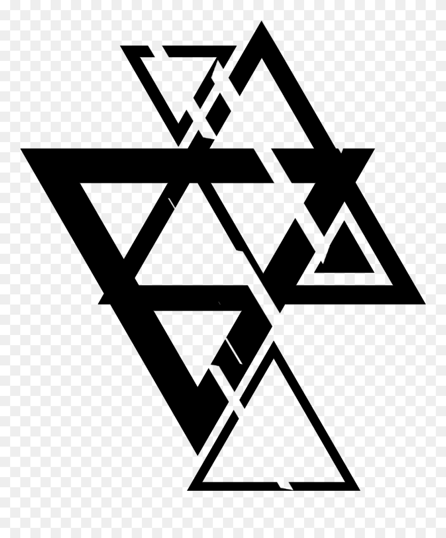 Cool Triangle Png - Triangles Png Clipart (#5703816) - PinClipart