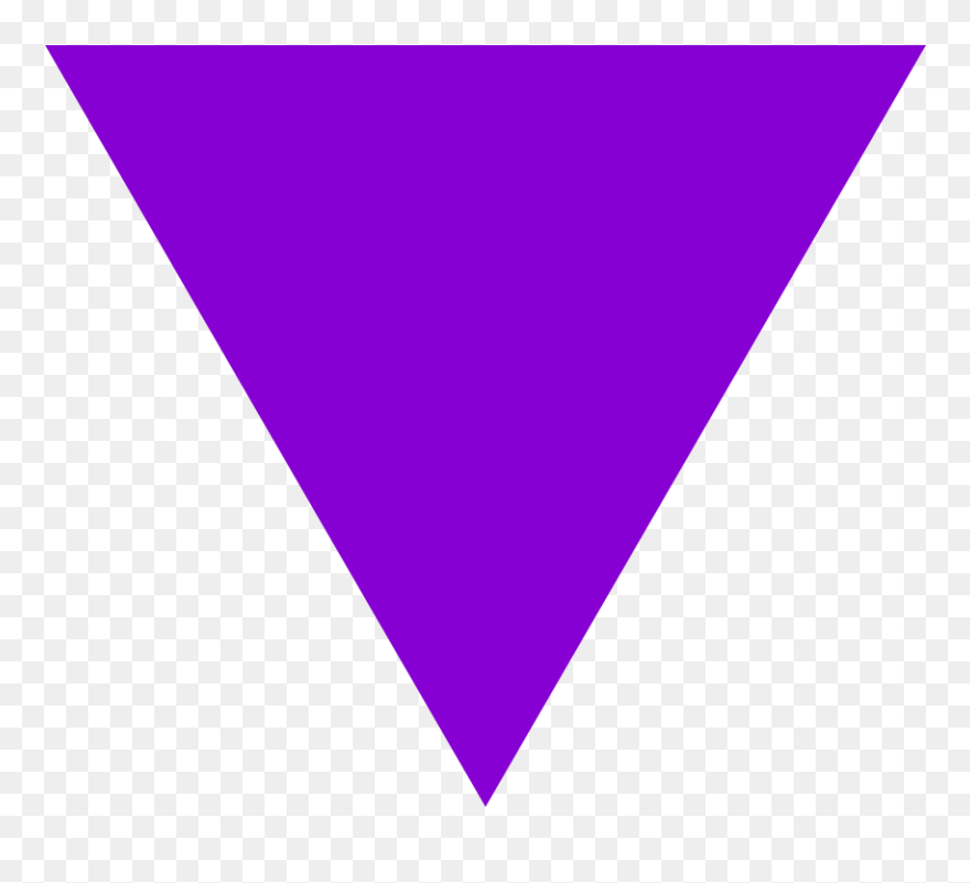 File Purple Triangle Svg - Purple Triangle Png Clipart (#5703820 ...