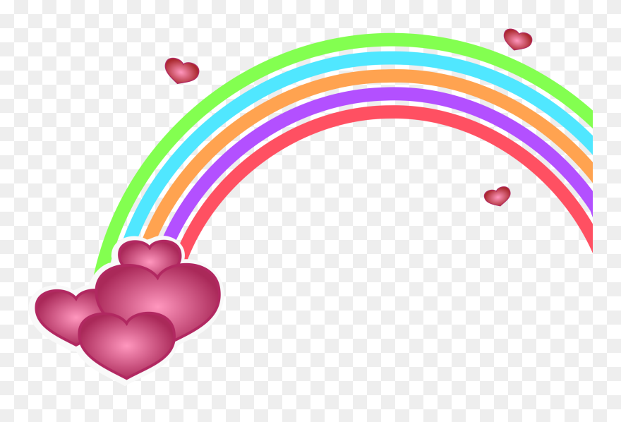Rainbow Clip Printable, Picture - Valentine's Day Clip Art - Png ...